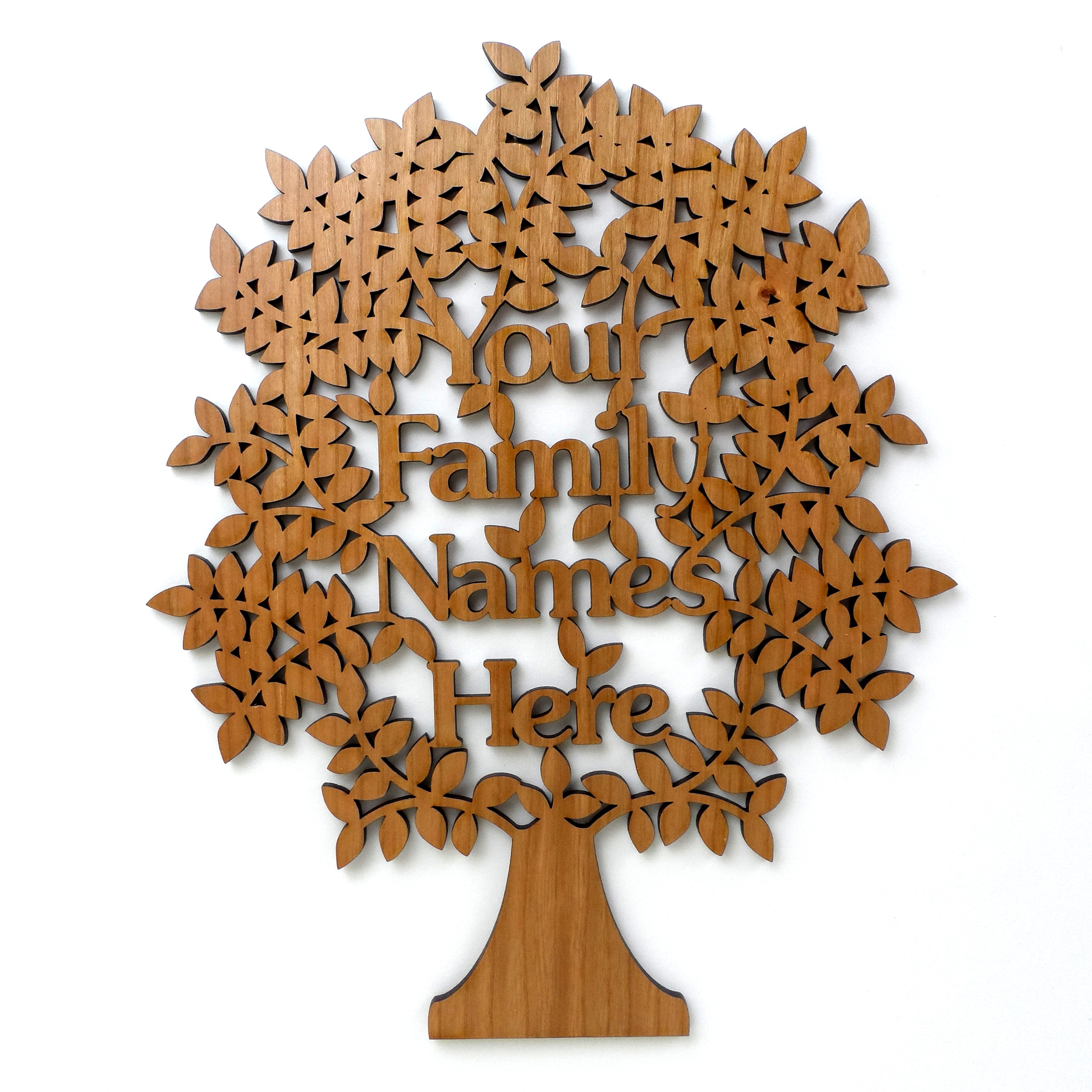 Latest Laser Cut Family Tree Design LaserSister